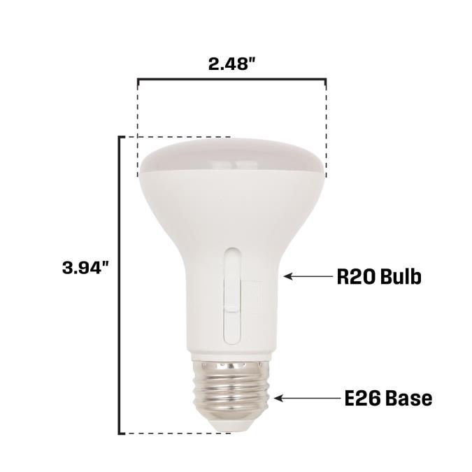 Westinghouse Lighting R20 Flood 6.5-Watt (50-Watt Equivalent) Medium ...
