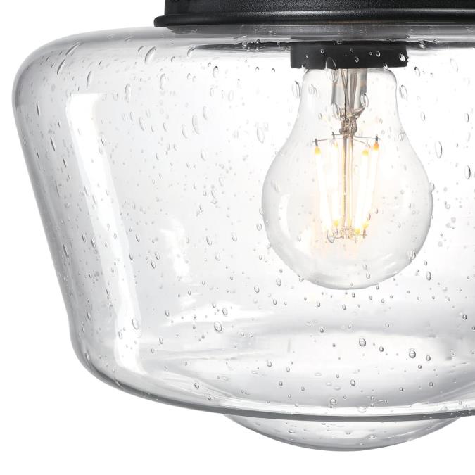 Westinghouse Lighting Scholar 9-Inch One-Light Outdoor Semi-Flush Mount ...