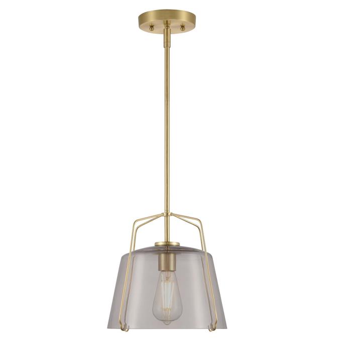 Westinghouse Lighting Hallein One-Light Indoor Pendant, Champagne Brass ...