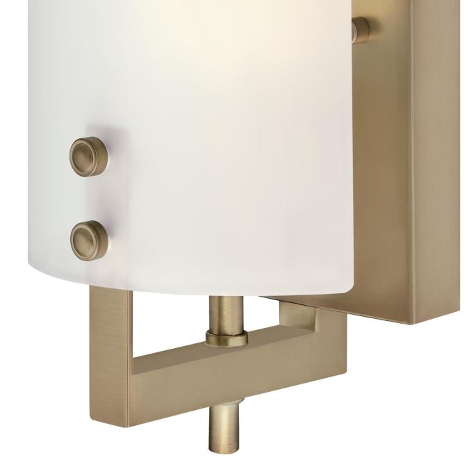 Westinghouse Lighting Enzo James One-Light Wall Fixture, Brushed Brass ...