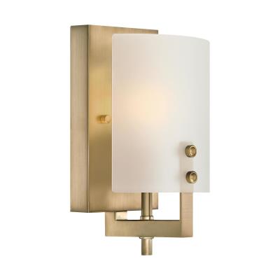 Westinghouse Lighting Enzo James One-Light Wall Fixture, Brushed Brass ...