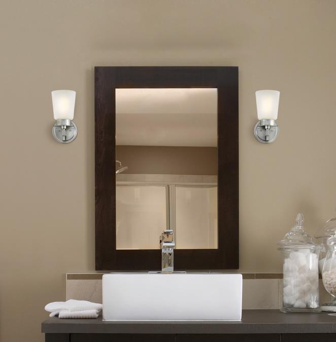 Westinghouse Lighting Reynaldo One-Light Wall Fixture, Brushed Nickel ...