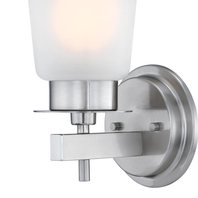 Westinghouse Lighting Reynaldo One-Light Wall Fixture, Brushed Nickel ...
