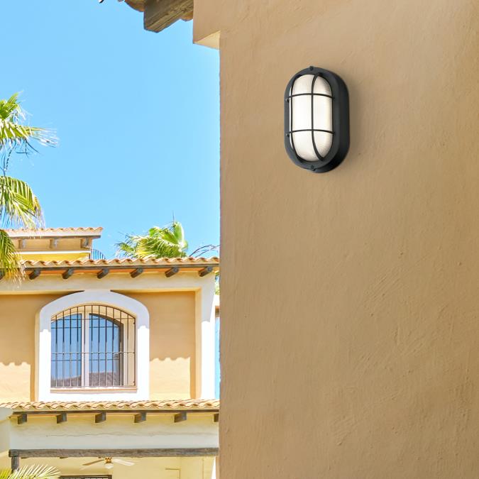 Westinghouse Lighting 6W Dimmable LED Outdoor Textured Black Color ...