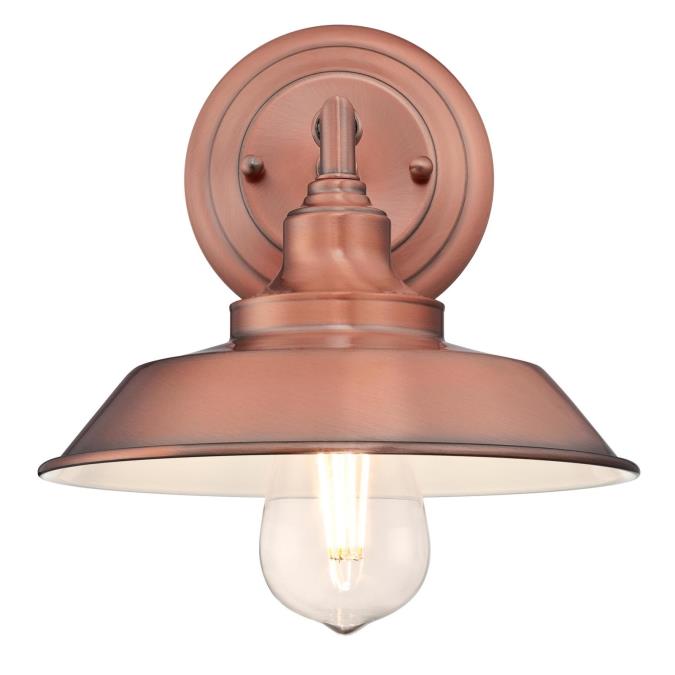 Westinghouse Lighting Iron Hill One-Light Indoor Wall Fixture, Washed ...