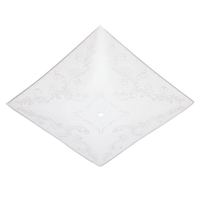 White Diffuser with Clear Floral Design