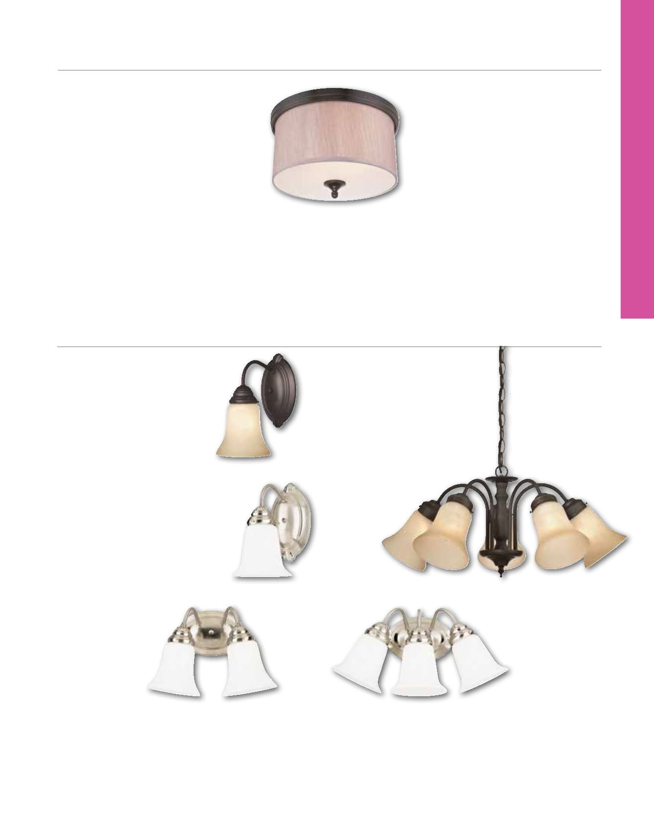 Westinghouse Lighting Catalog - Light Fixtures, Ceiling Fans & Accessories